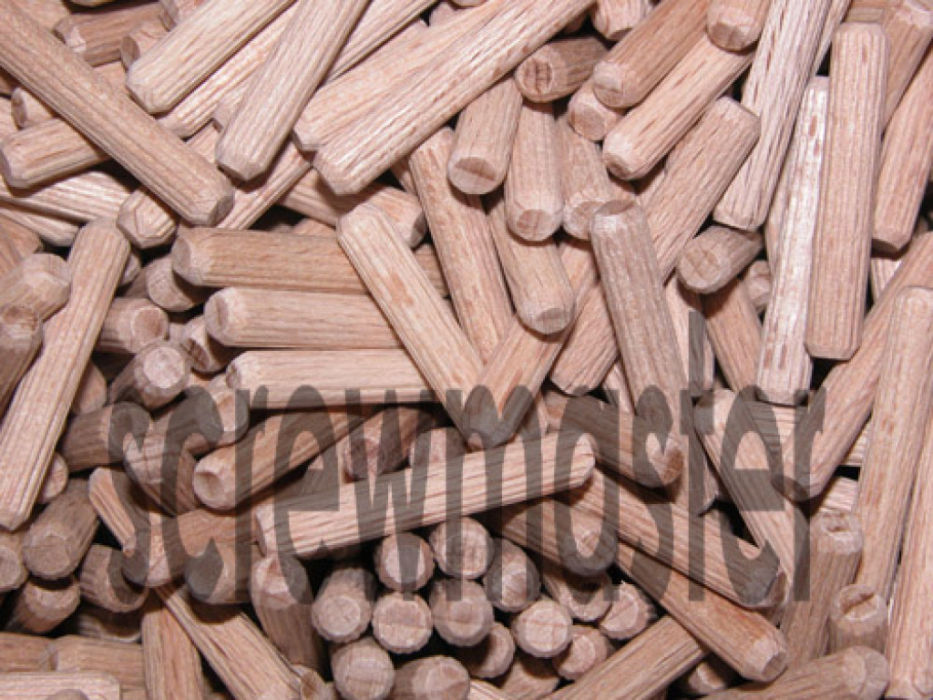 100 Fluted Dowels 5mm x 30mm beech hardwood jointing crafts