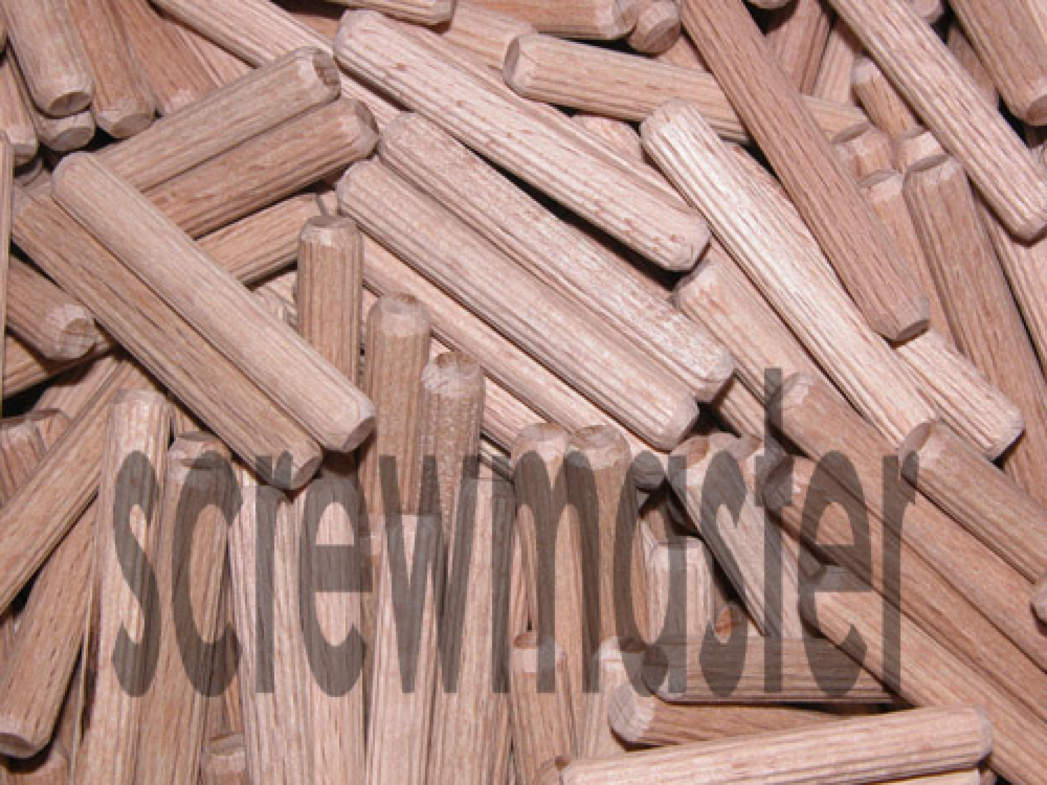 100 Fluted Dowels 6mm x 40mm beech hardwood jointing crafts
